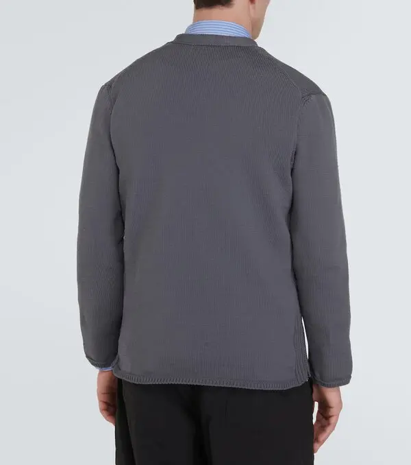 Comme Des Garçons Homme Deux V-neck Jersey Cardigan