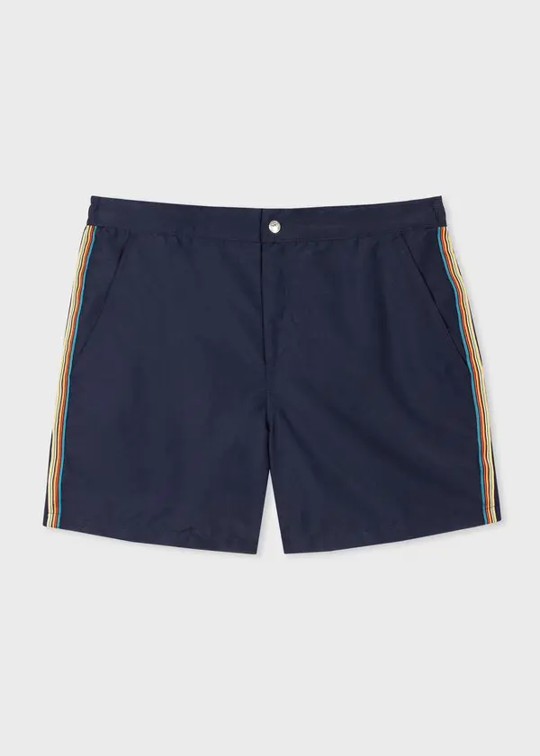 Paul Smith Recycled-polyester Swim Shorts - Blue