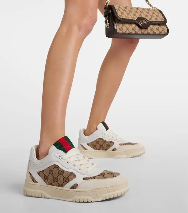 Gucci Re-web Sneakers - White