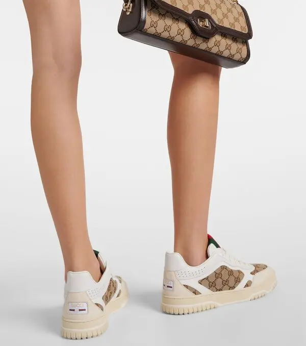 Gucci Re-web Sneakers - White