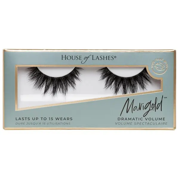 HOUSE OF LASHES Cruelty-free Faux Mink Volumizing False Eyelashes - Marigold