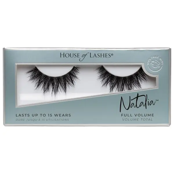 HOUSE OF LASHES Cruelty-free Faux Mink Volumizing False Eyelashes - Natalia