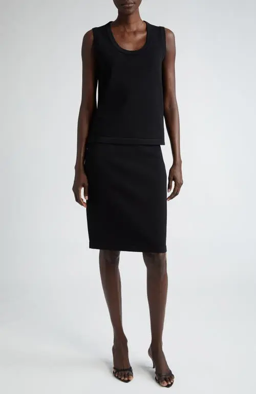 St. John Santiago Knit Skirt