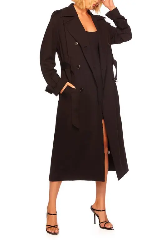 Susana Monaco Signature Stretch Trench Coat