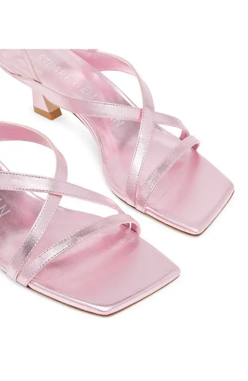 STUART WEITZMAN Oasis 50 Slingback Sandal - Cotton Candy