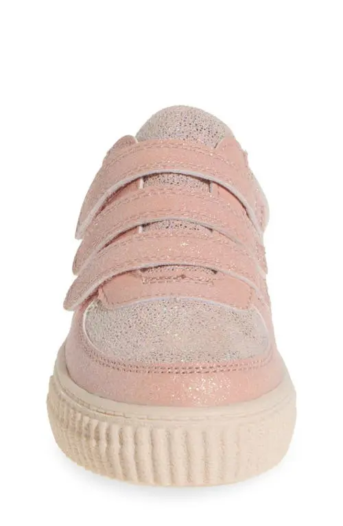 TUCKER + TATE Tallulah Glitter Sneakers - Pink Shimmer