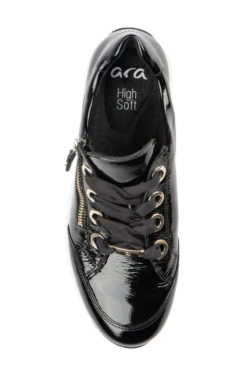 ARA Ollie Sneaker - Black/gold