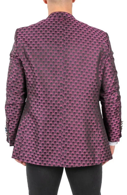 MACEOO Skullrepeat Jacquard Blazer