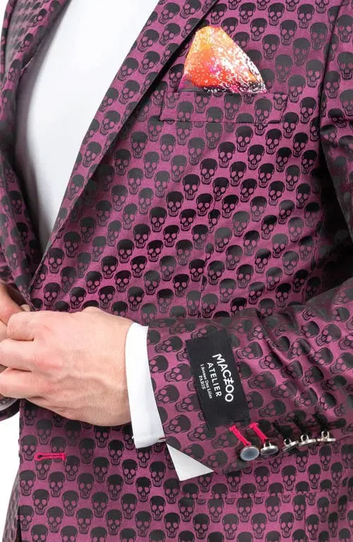 MACEOO Skullrepeat Jacquard Blazer