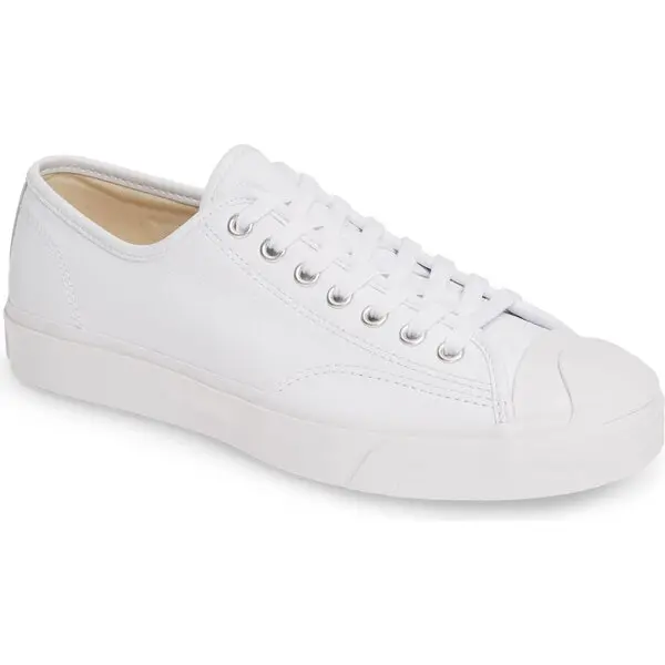 CONVERSE Jack Purcell Ox Low-top Sneakers - White Leather