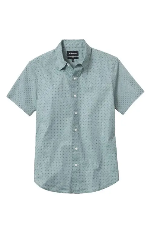 Bonobos Riviera Slim Fit Dot Stretch Short Sleeve Button-up Shirt