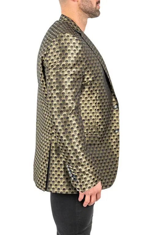 MACEOO Skullrepeat Jacquard Blazer