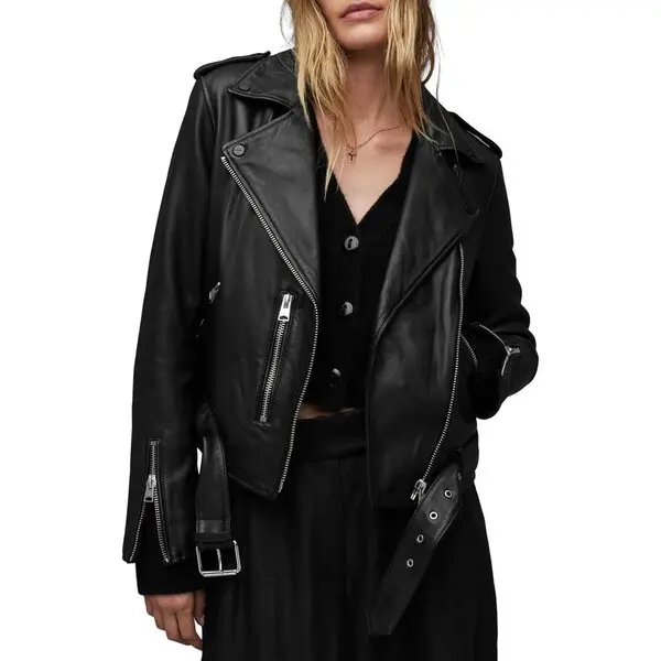 ALLSAINTS Balfern Leather Biker Jacket