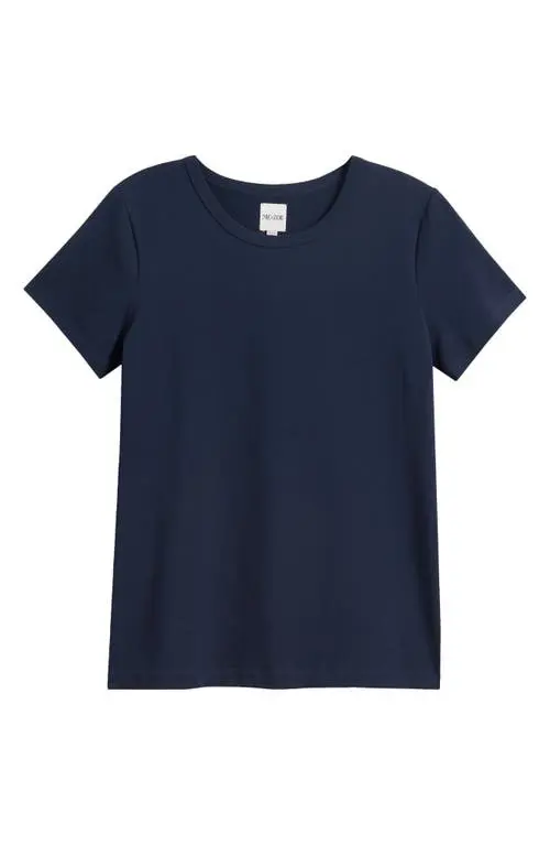 NIC+ZOE Perfect Crewneck T-shirt - Dark Indigo