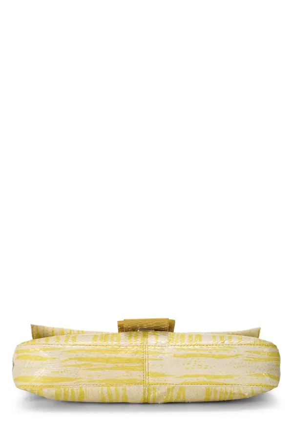 Fendi Python Baguette - Yellow