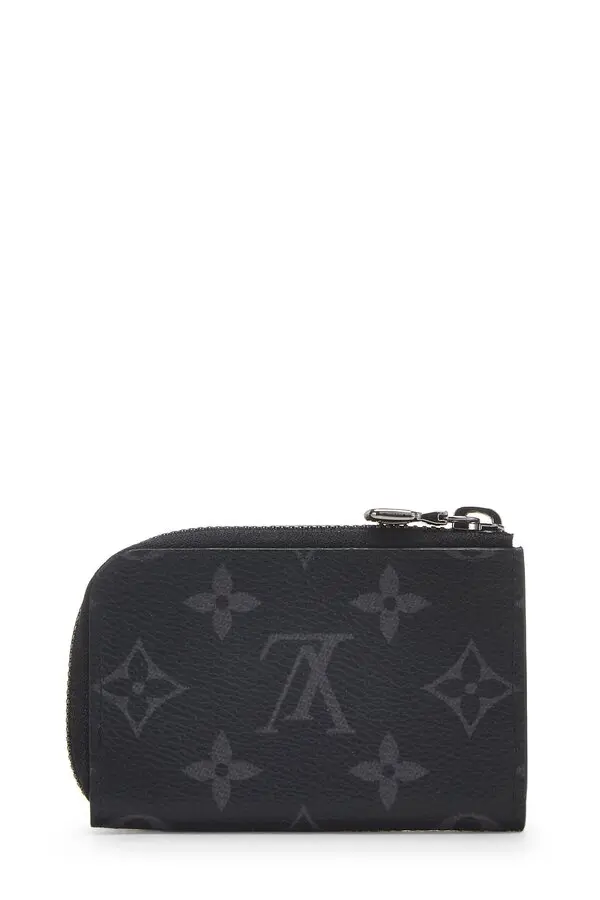 LOUIS VUITTON Monogram Eclipse Canvas Porte Monnaie Jour