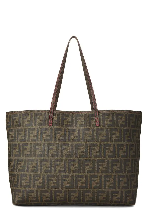 Fendi Zucca Coated Canvas Roll Tote