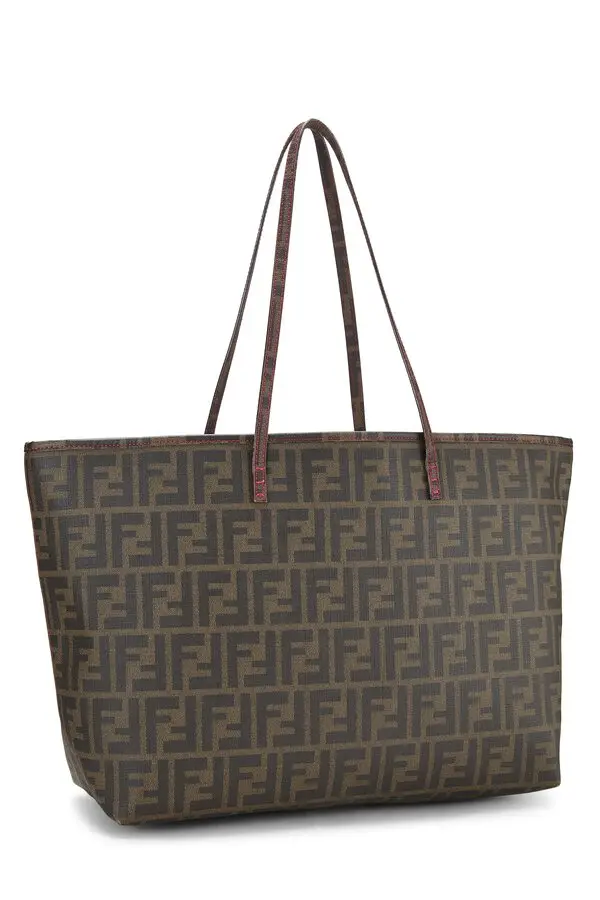 Fendi Zucca Coated Canvas Roll Tote