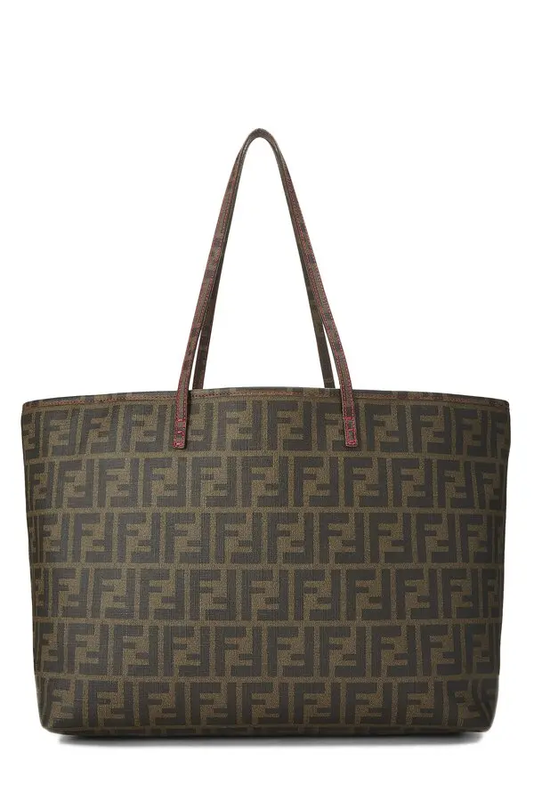 Fendi Zucca Coated Canvas Roll Tote