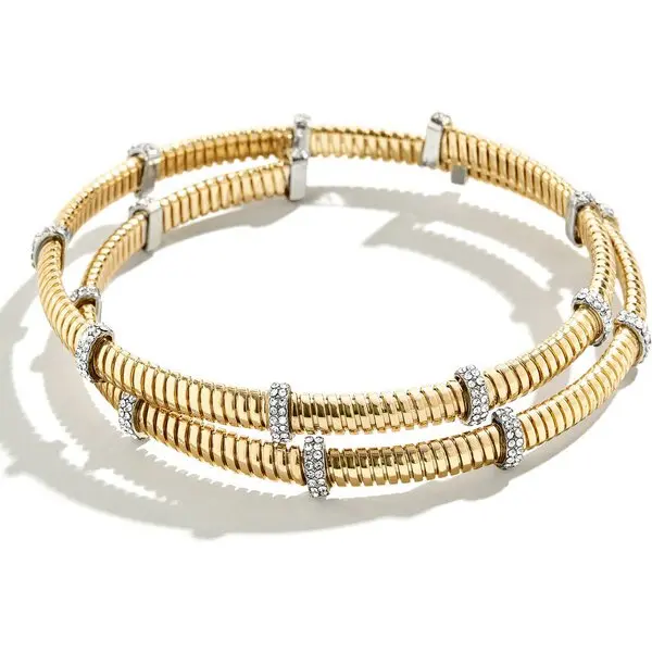 Baublebar Eve Cuff Bracelet - Gold/clear