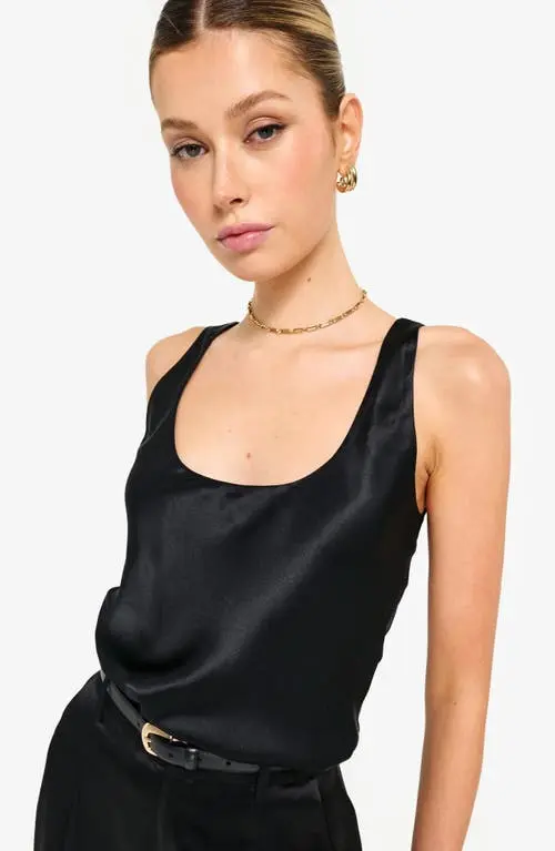 Cami Nyc Andressa Silk Shell - Black