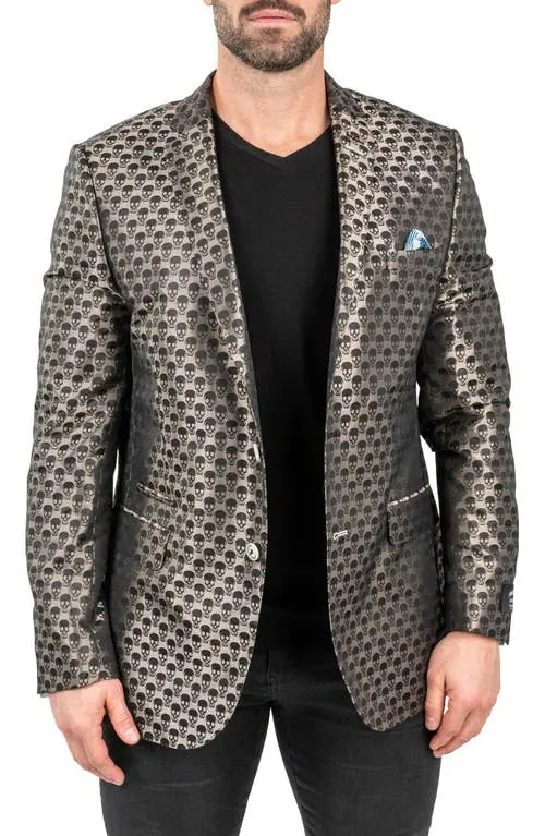 MACEOO Skullrepeat Jacquard Blazer