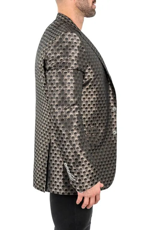 MACEOO Skullrepeat Jacquard Blazer