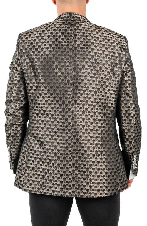MACEOO Skullrepeat Jacquard Blazer