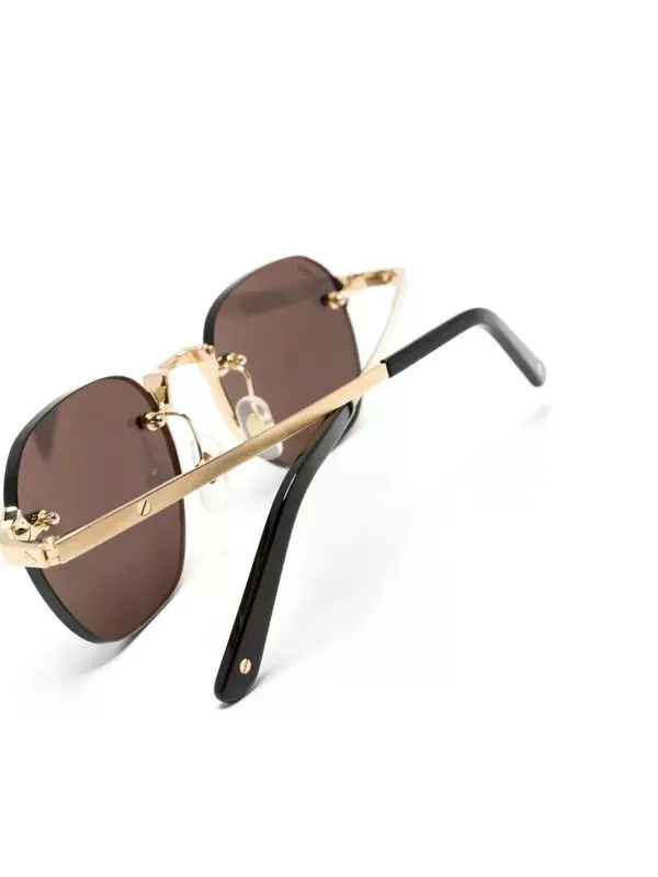 Cartier Rimless Square-frame Sunglasses