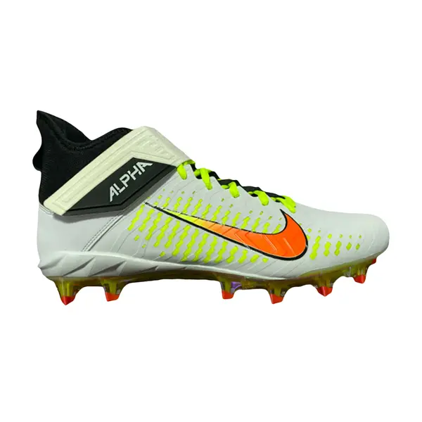 Nike Alpha Menace Pro 2 Mid Wide Athletic Shoe - White