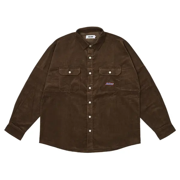PALACE Drop Shoulder Cord Shirt 'nice