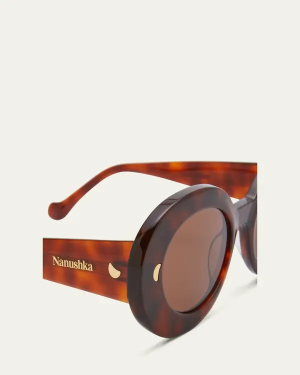 Nanushka - Nanushka Giva Oval Sunglasses