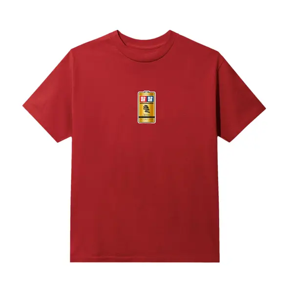 ANTI SOCIAL SOCIAL CLUB Straight To Voicemail Tee 'maroon - Red