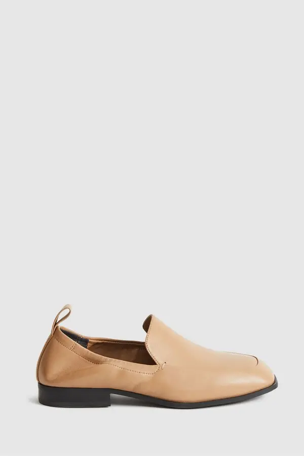 REISS Ainsley Leather Loafers