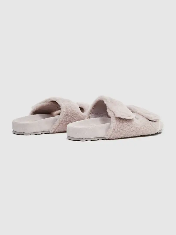 REISS Farrah Wool Sliders