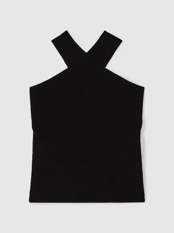 REISS Darla Ribbed Vest
