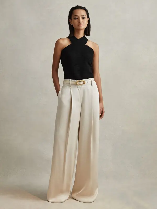 REISS Darla Ribbed Vest