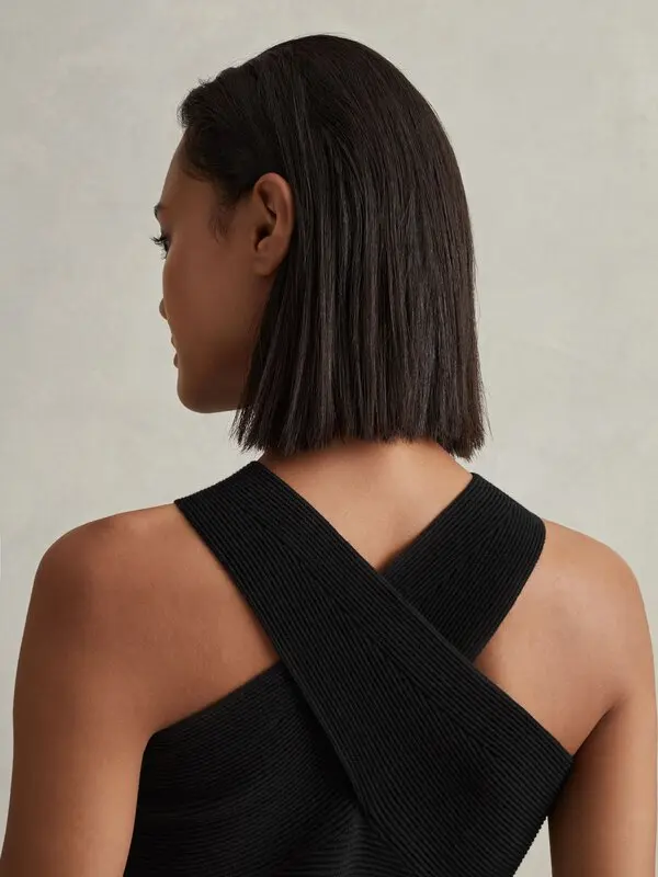 REISS Darla Ribbed Vest