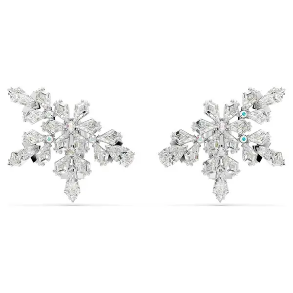 SWAROVSKI Idyllia Clip Earrings - White