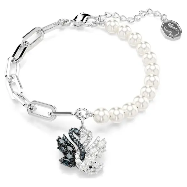 SWAROVSKI Swan Bracelet - Black