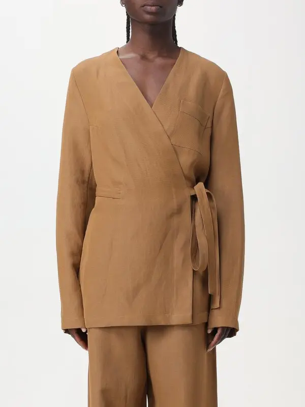 Fabiana Filippi Belted Jacket - Sand