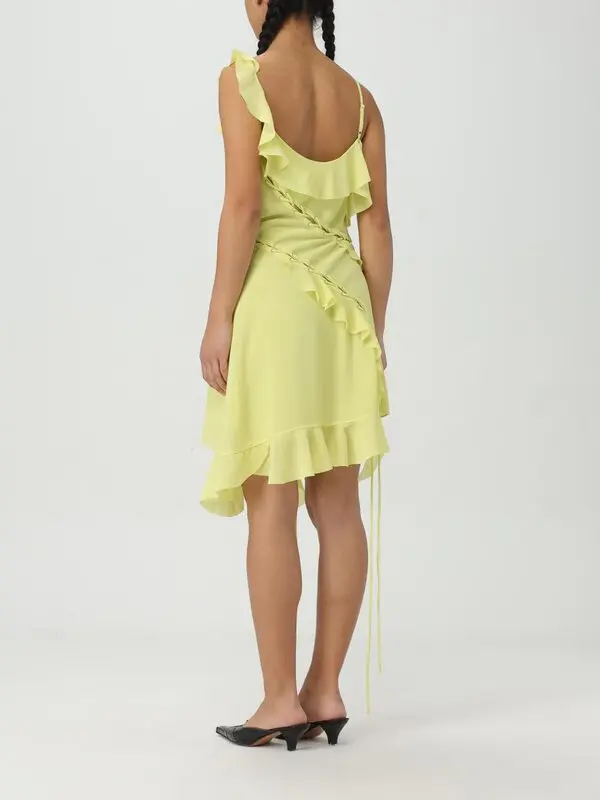 Acne Studios Ruffled Dress - Yellow