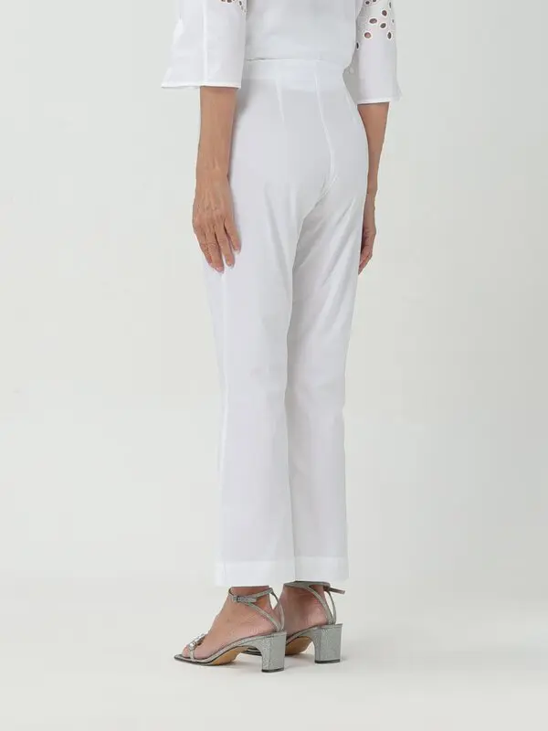 Liviana Conti Tailored Flare Trousers - White