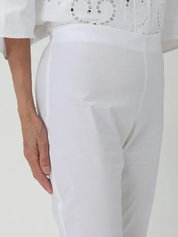 Liviana Conti Tailored Flare Trousers - White