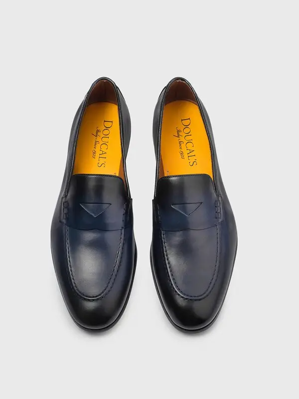 DOUCAL'S Penny Loafers - Blue