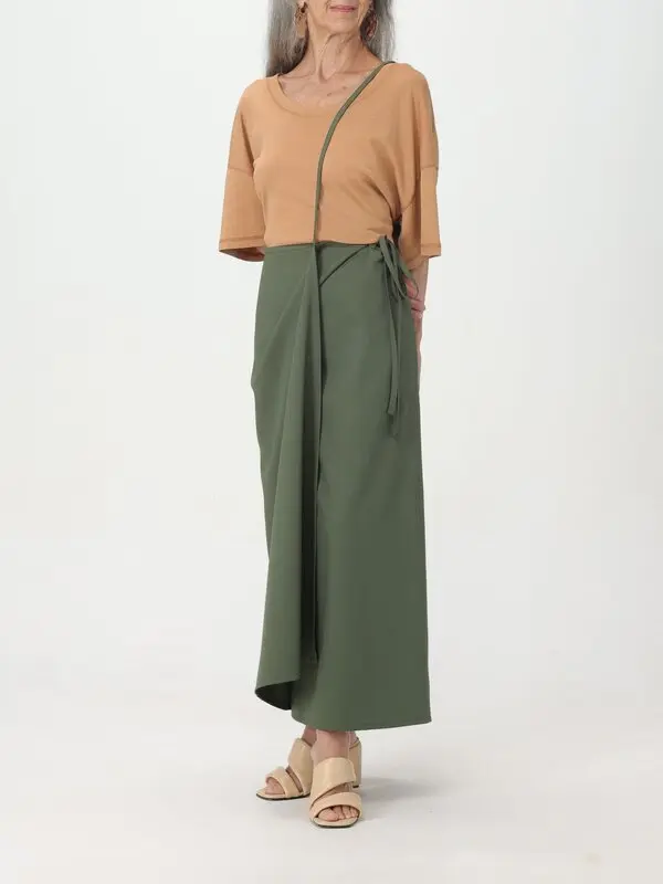 LEMAIRE Wrap Skirt - Bottle Green