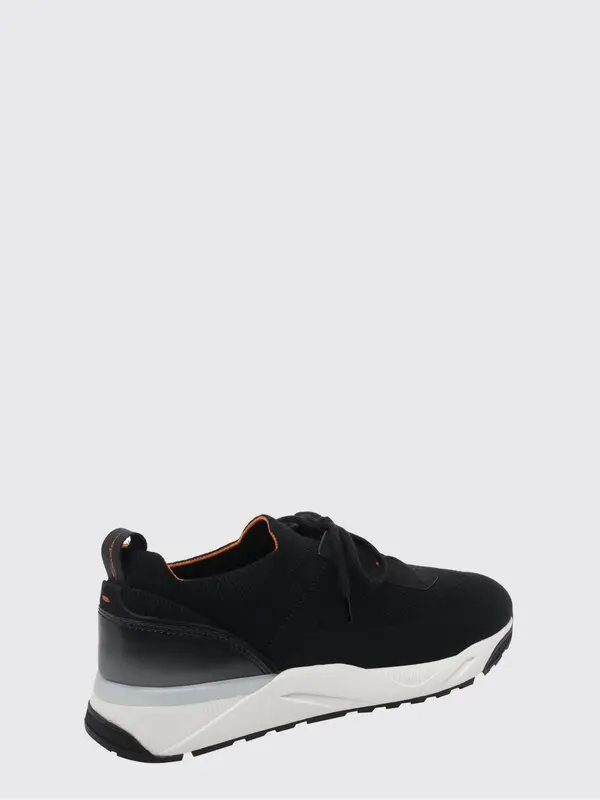 Santoni Lace Up Sneakers - Black