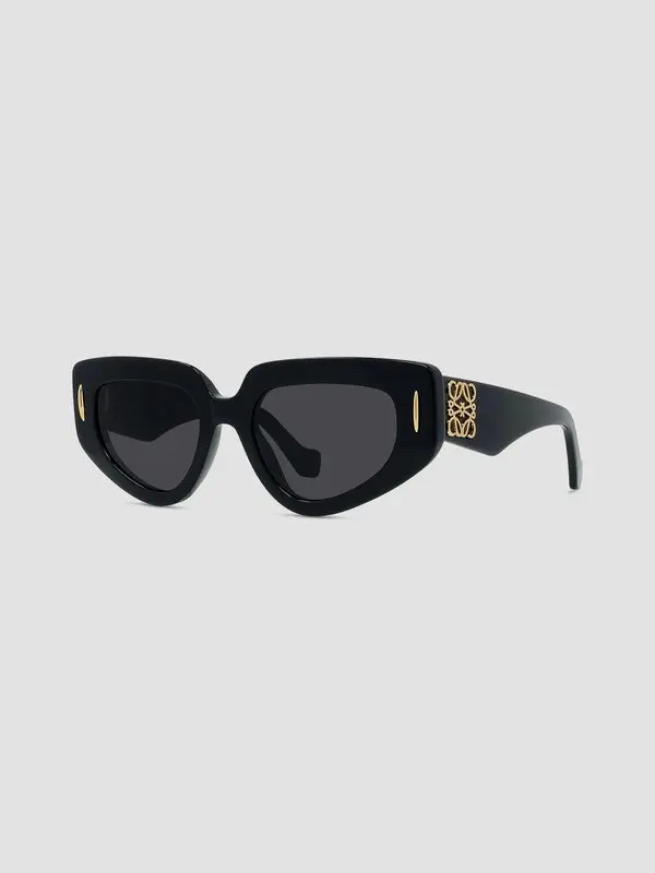 Loewe Anagram 51mm Butterfly Sunglasses - Black