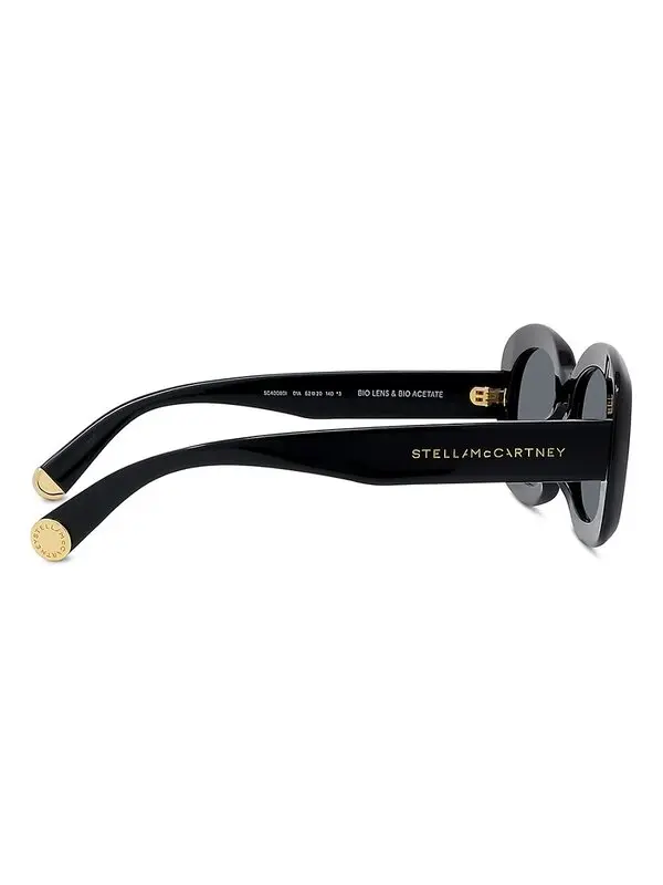 Stella McCartney Square Shiny 52mm Sunglasses