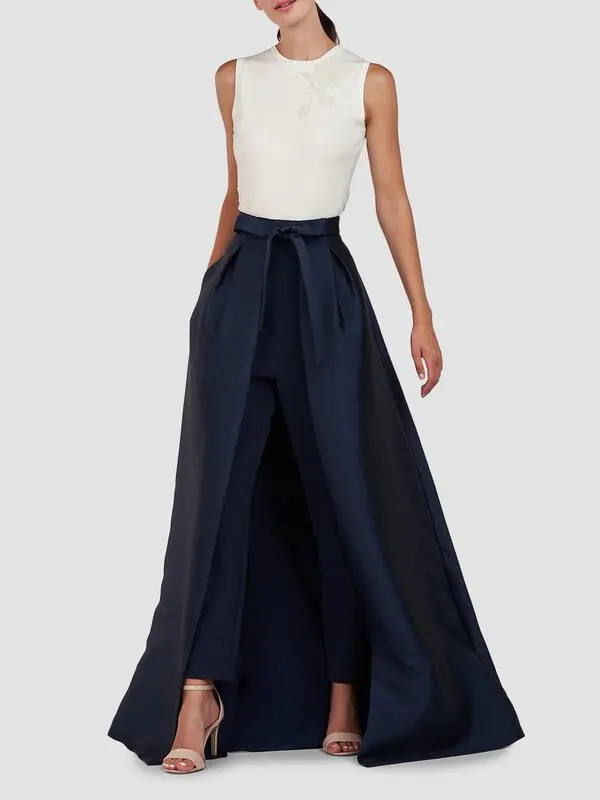 KAY UNGER Kathryn Embellished Knit Top